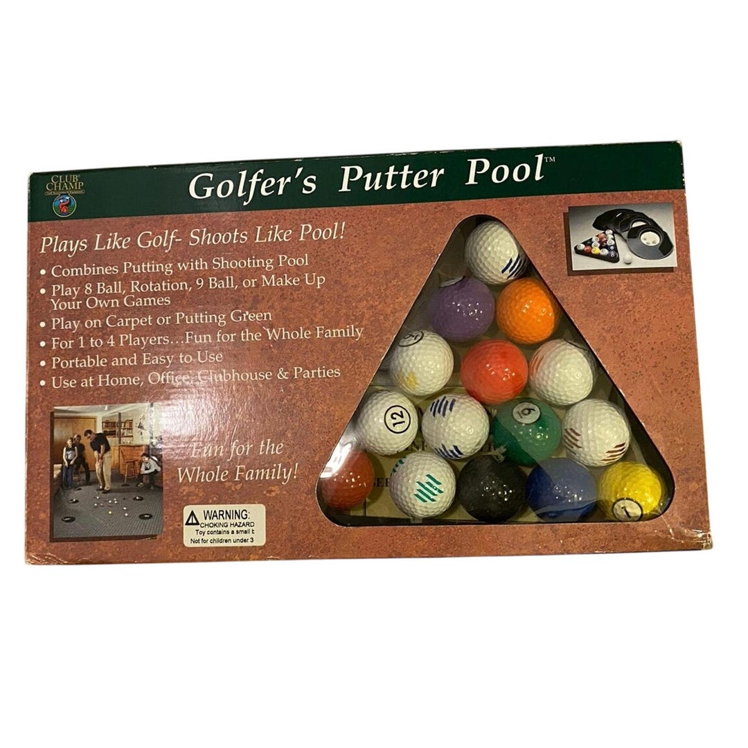 Golfers Putter Pool Vintage- Plays Like Golf-shoots Like Pool Champ ...