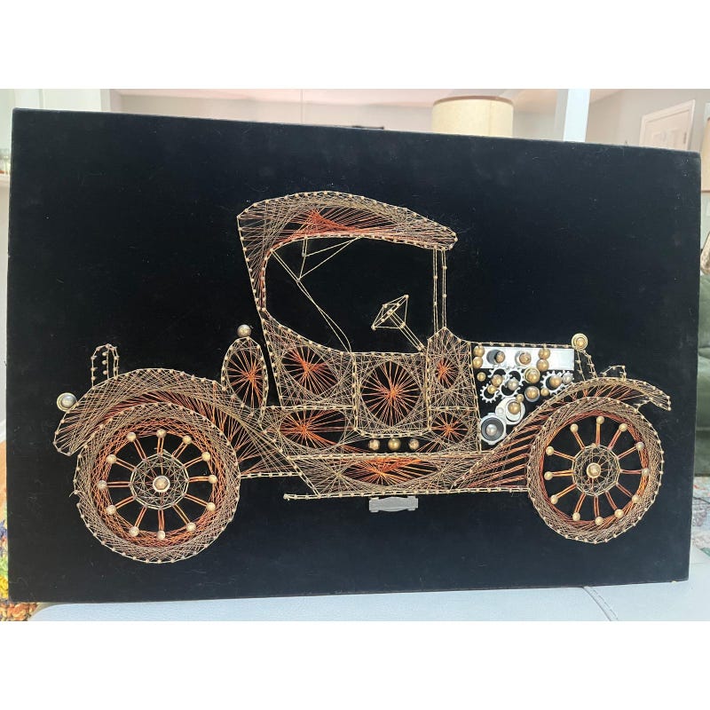 Vintage String Art - Etsy