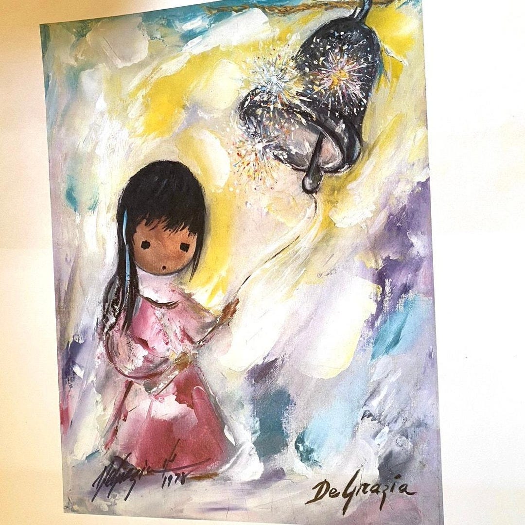 The Bell of Hope Signed Dated 1978 Limited Edition Print by Ted ...