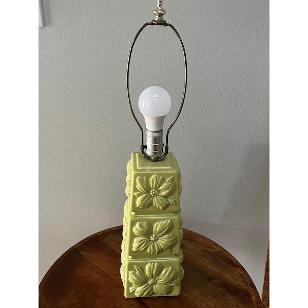 Chartreuse Lamp - Etsy