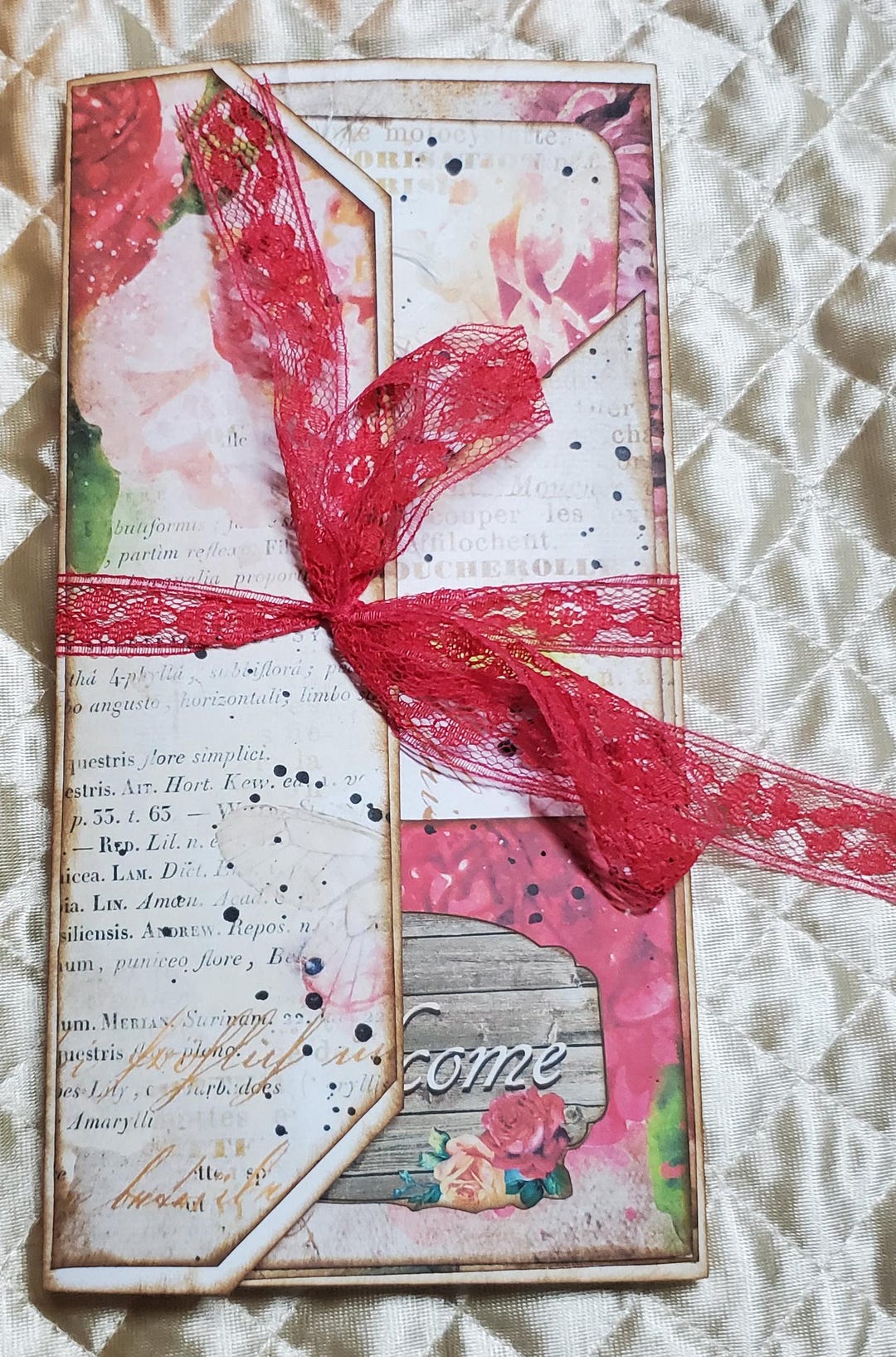 Stuffed Folder Ephemera Junk Journal Scrapbook Notebook Ephemera Holder ...