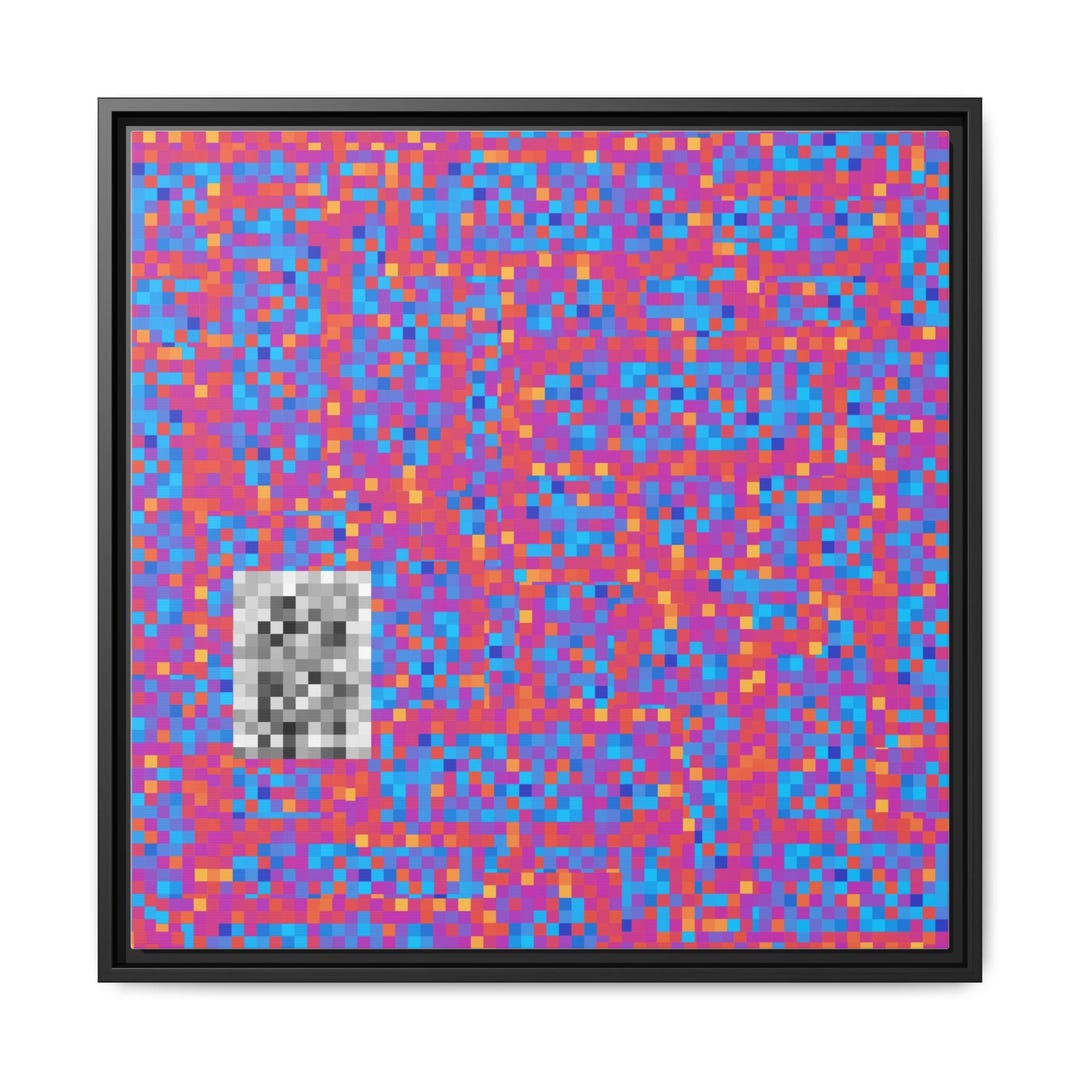CENSORED ME PNG | Modern Wall Art | Pixel Glitch Design for Canvas ...