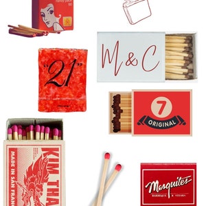 Vintage Matchbox Print, Trendy Matches Poster, Retro Matchbook Wall Art ...
