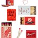 Vintage Matchbox Print, Trendy Matches Poster, Retro Matchbook Wall Art ...