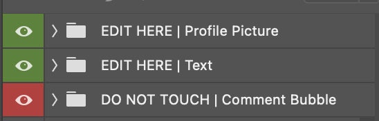 Tiktok Comment Template Photoshop (.PSD) File - Etsy