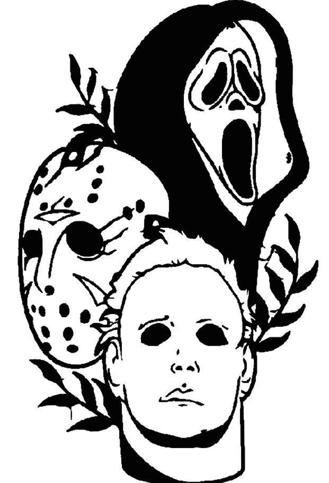 Jason Mike & Scream SVG - Etsy