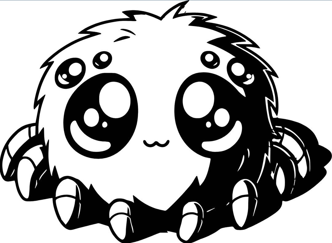 Cute Spider SVG - Etsy