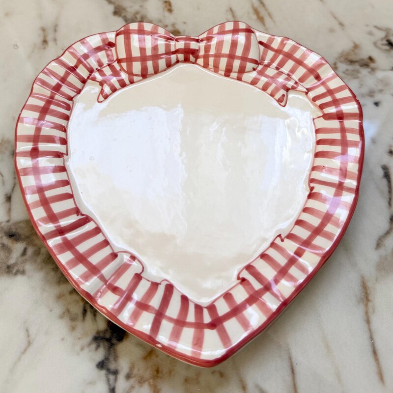 Heart Shaped Plates - Etsy