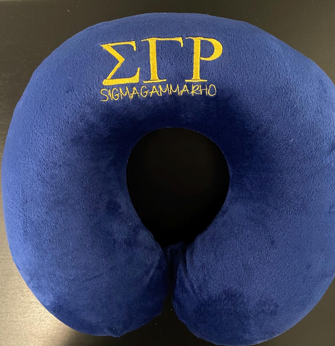 Sigma Gamma Rho Sorority- Travel Neck Pillow - Etsy