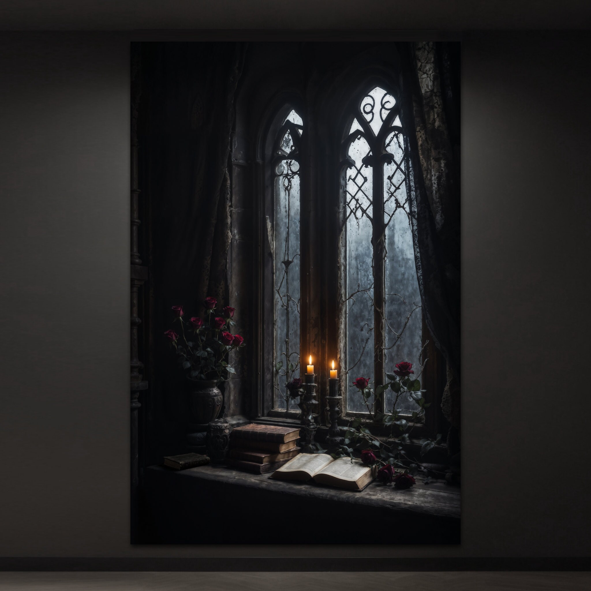 Dark Academia Wall Art, Victorian Home Decor Gift for Her Him Poster ...