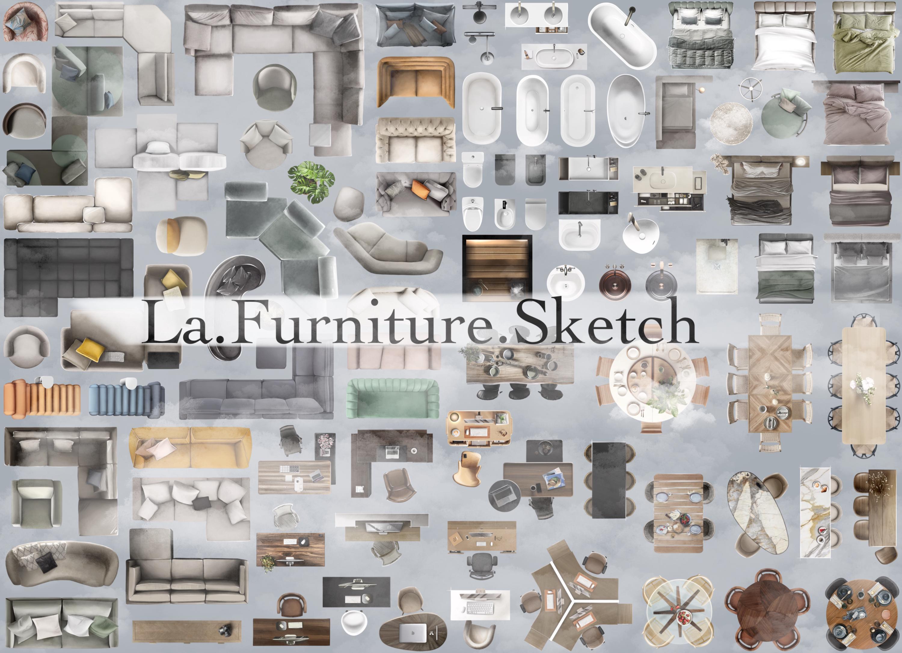 Procreate Furniture Set. Digital File to Download. 3 PNG Files, 450 Dpi ...