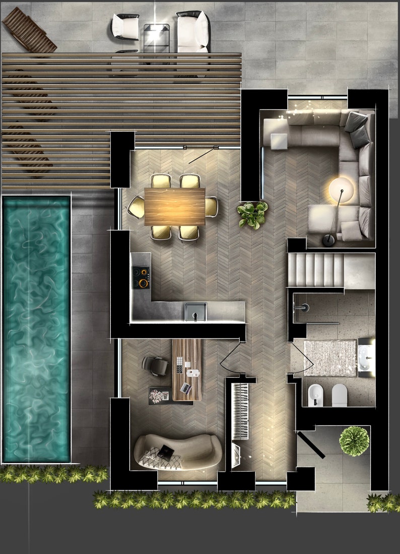 Home Plan Sketch Interior Architecture House Layout Apartment Plan Interior Design Procreate ...