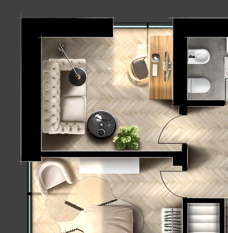 Procreate Furniture Set. Sofas and Dining Table Set. - Etsy