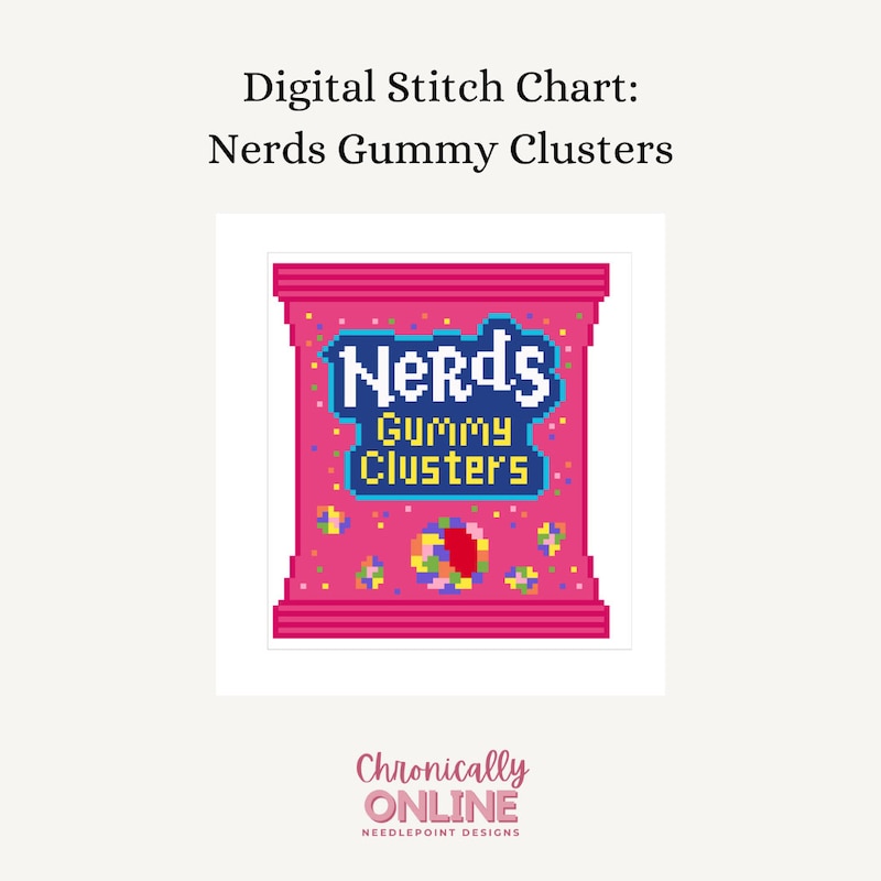 Girly Needlepoint Pattern - Etsy