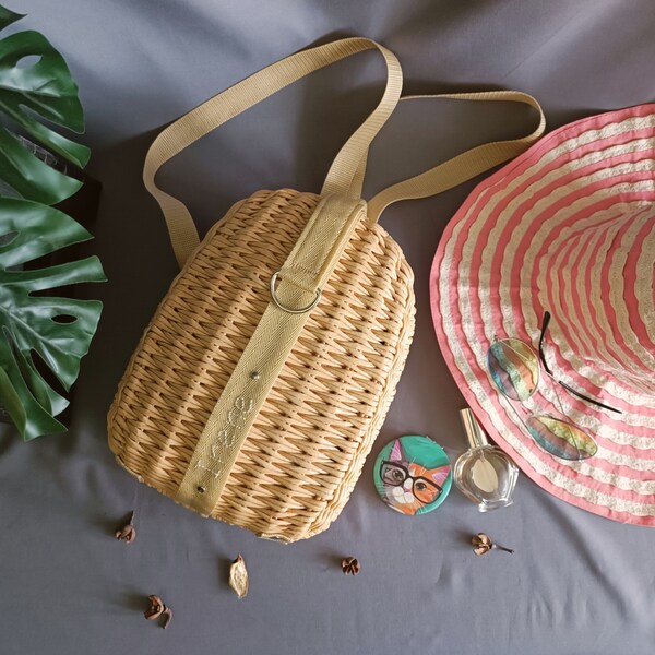Basket Backpack - Etsy