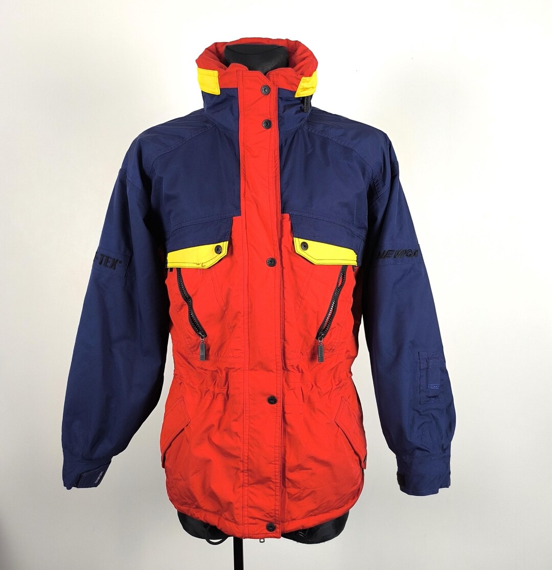 Vintage NEVICA Gore Tex Parka Jacket in Red Blue Size M/L - Etsy