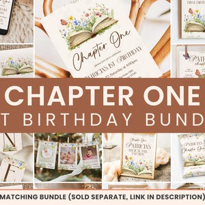 Milestone Sign Storybook Birthday Baby Stat Sign Editable Book Themed ...