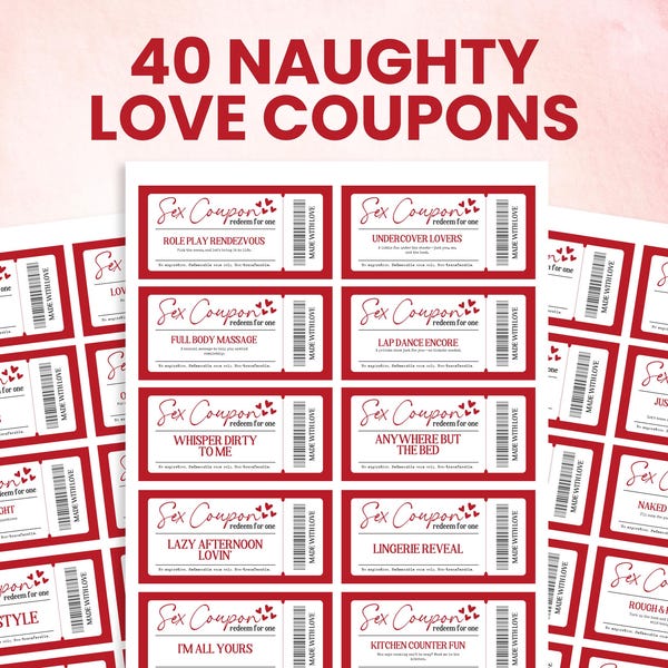 Sexy Coupons Printable Etsy