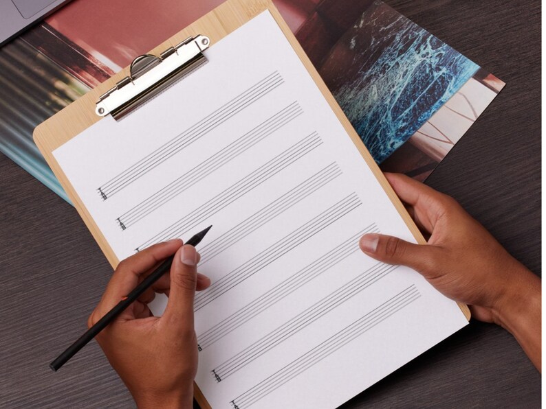 Blank Banjo Tab Paper, Tablature Sheet, Printable Digital Download - Etsy