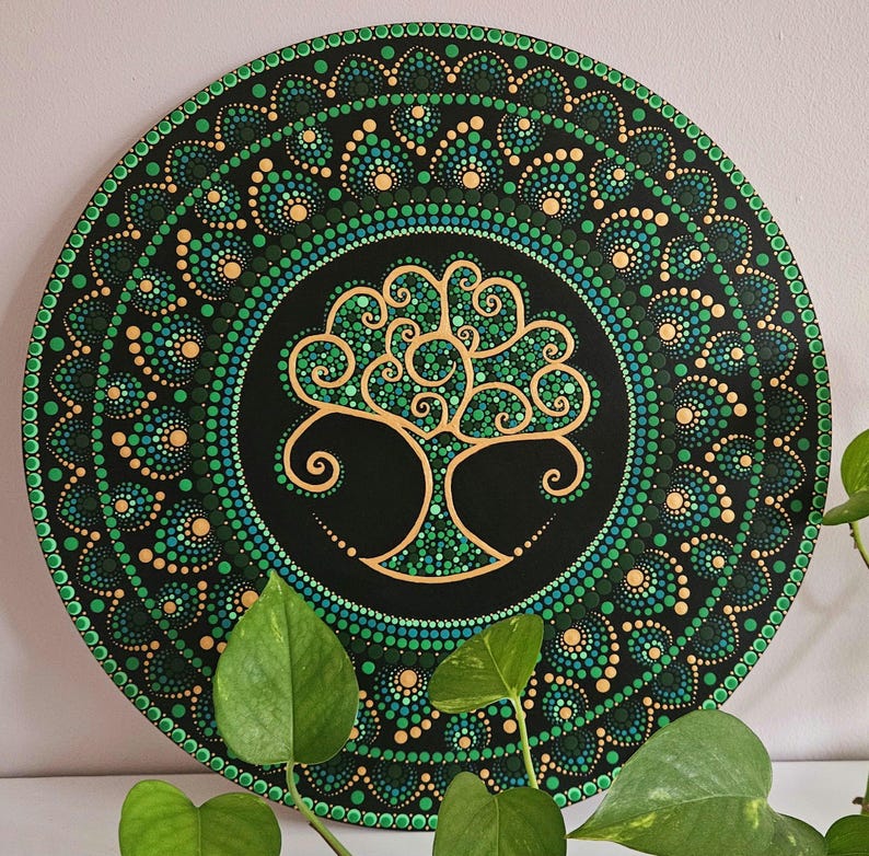 Mandala - the Tree of Life - Etsy