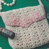 Diamond Popcorn Stitch Crochet Pattern Blanket Blue and White Afghan ...