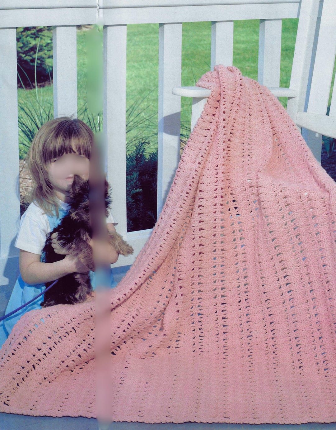 Lacy Shells Crochet Blanket PATTERN: Vintage-inspired Afghan (PDF ...