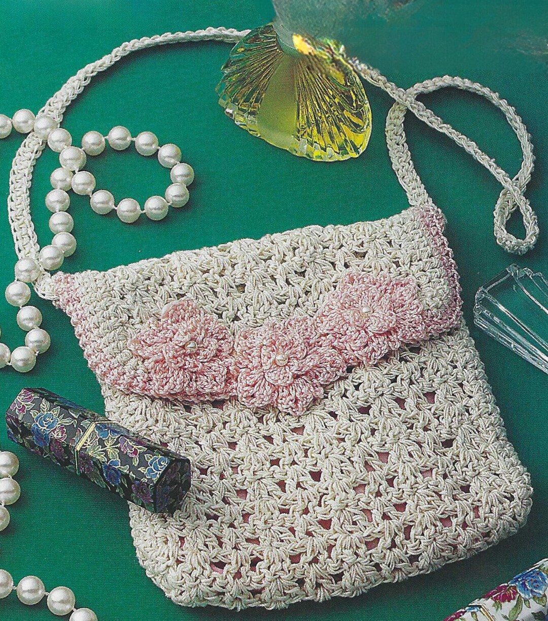 Crochet Lace Bag PATTERN, Spring Floral Purse (PDF Pattern) - Etsy