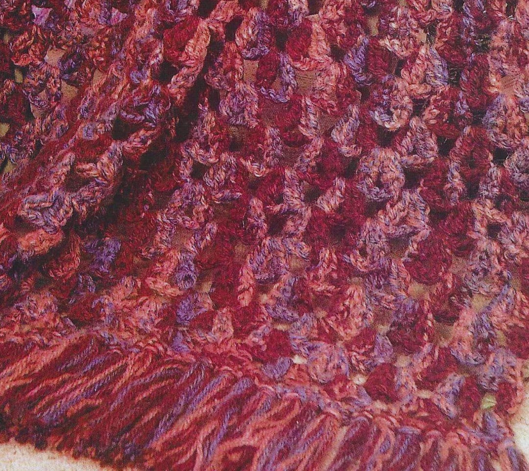 Quick Weekend CROCHET PATTERN Blanket, Rustic Spice Mohair Afghan, Warm ...