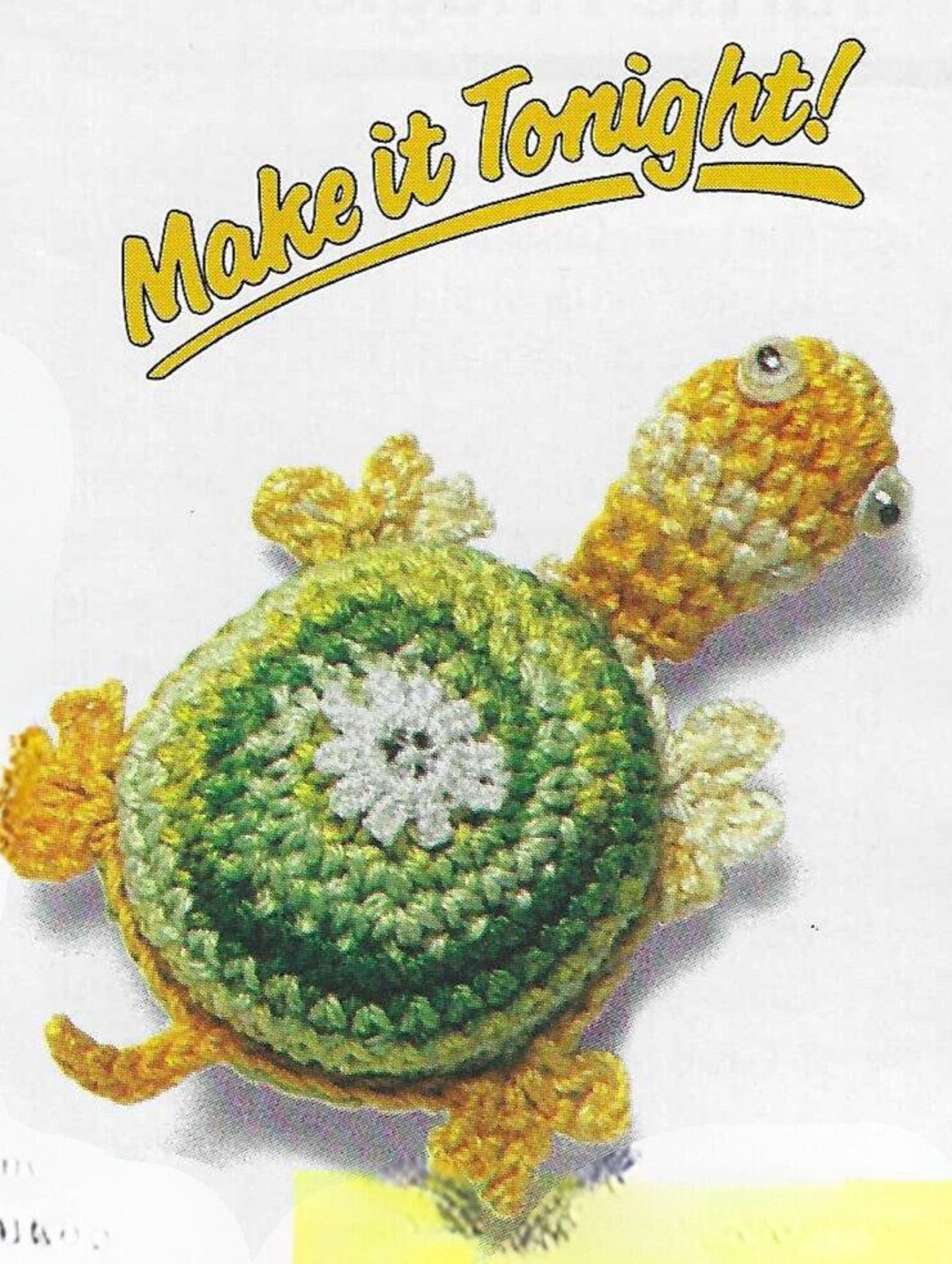 Turtle Fridge Magnets CROCHET PATTERN Cute Turtle DIY Refrigerator ...