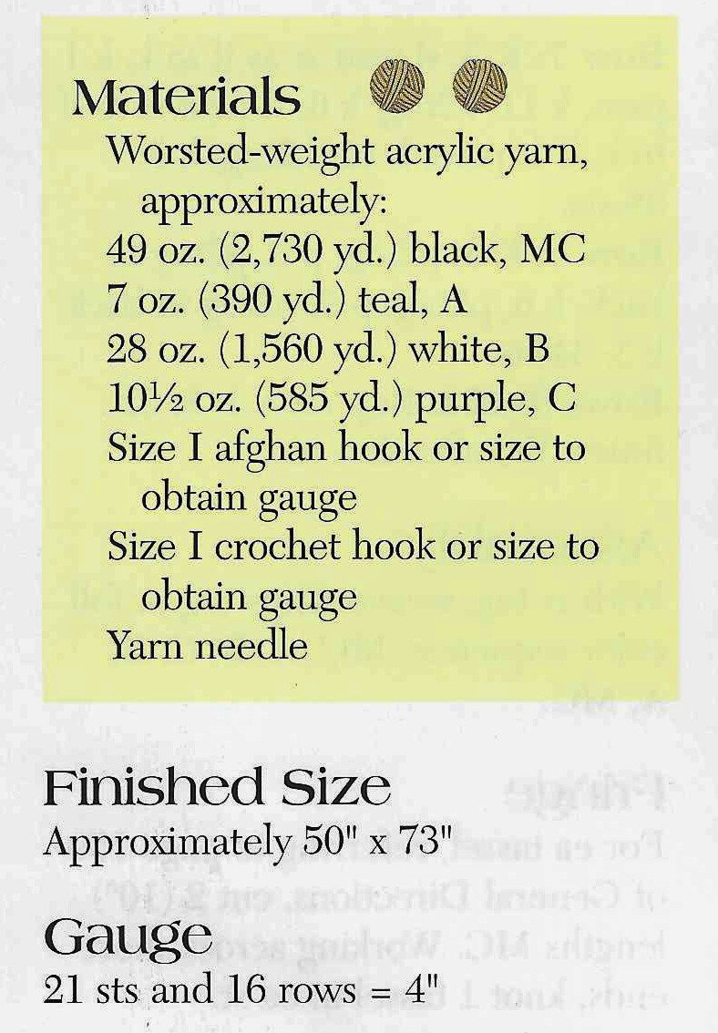 Aztec Afghan Crochet PATTERN: Vintage Southwestern Throw (PDF Download ...