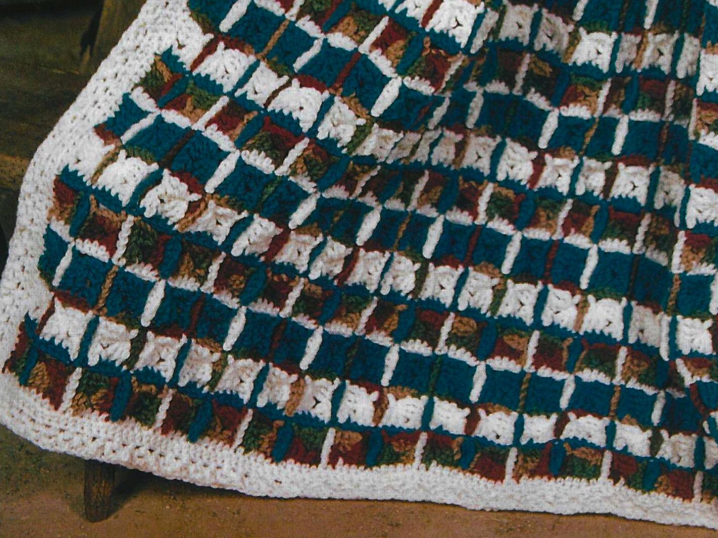 Pueblo Vistas CROCHET PATTERN Blanket Striped Southwestern Throw ...
