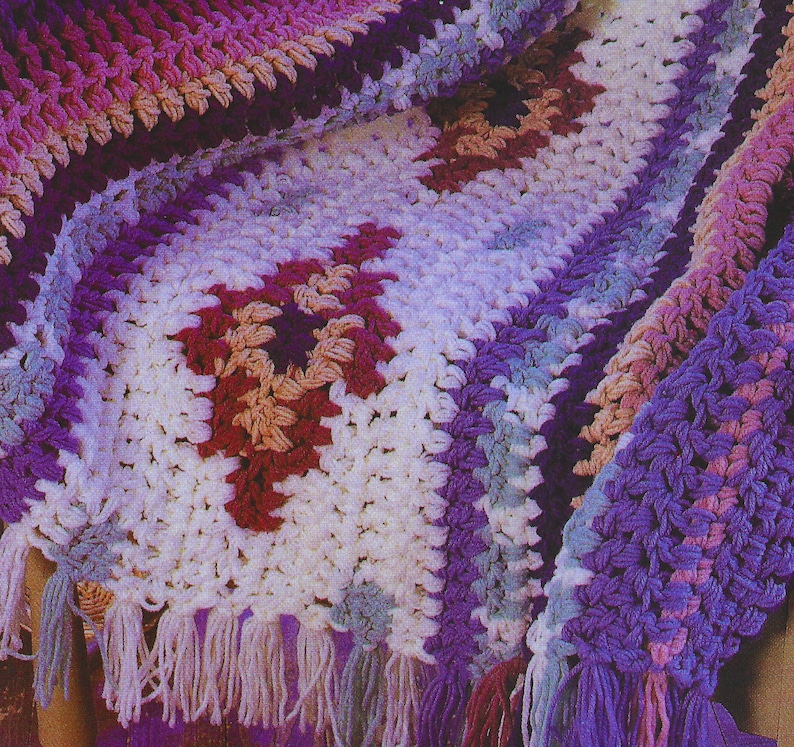 Quick Indian Blanket Crochet PATTERN: Southwestern Afghan Throw (PDF ...