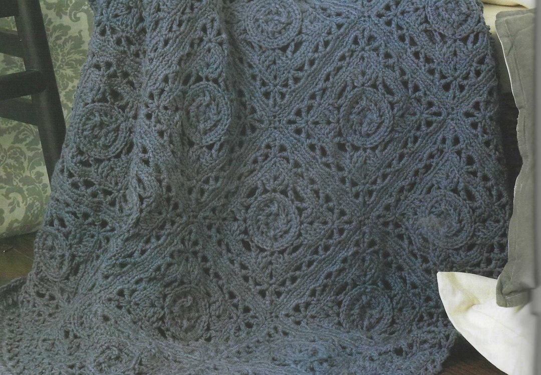 Easy Crochet Blanket PATTERN: Touchable Textured Afghan (PDF Pattern ...