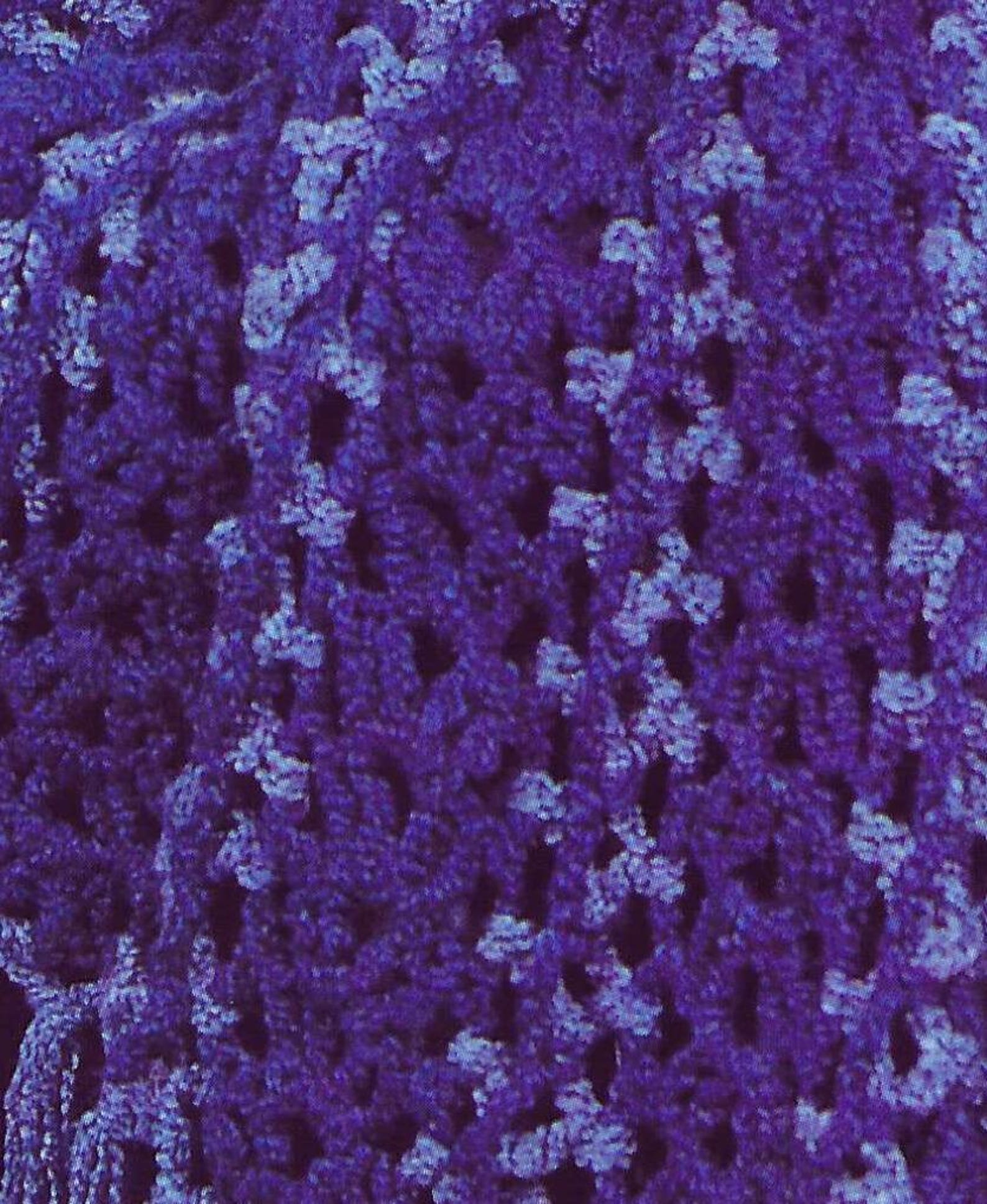 Crochet Blanket PATTERN: Midnight Rhapsody Afghan With Shell Stitch ...