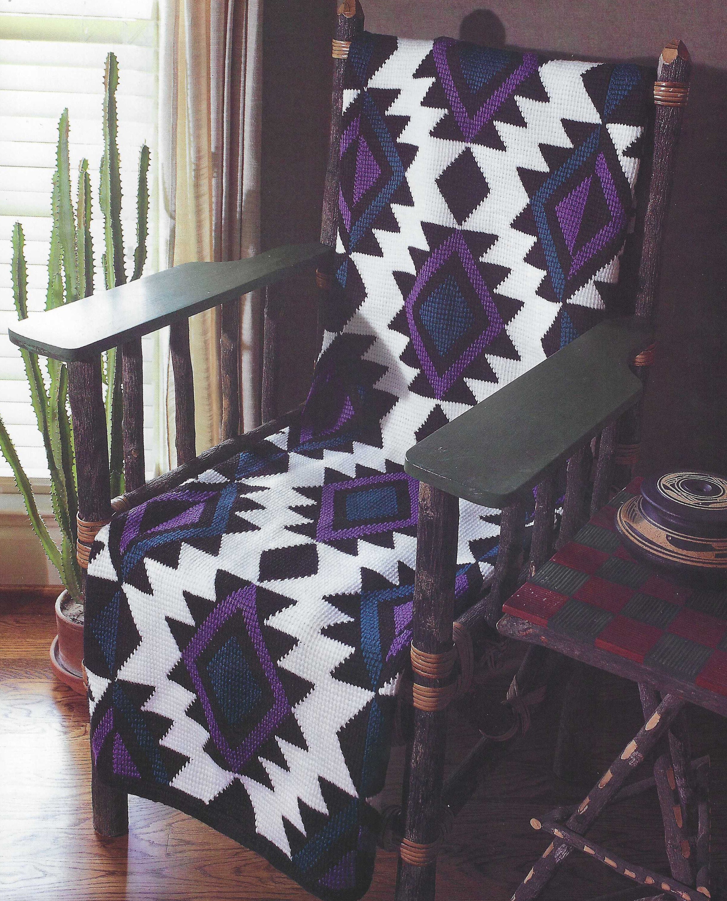 Southwestern Afghan CROCHET PATTERN Bundle: Navajo Style Throws ...