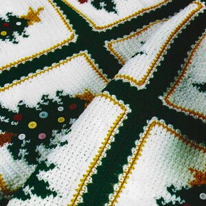 Christmas Tree Afghan CROCHET PATTERN: Holiday Blanket (digital ...