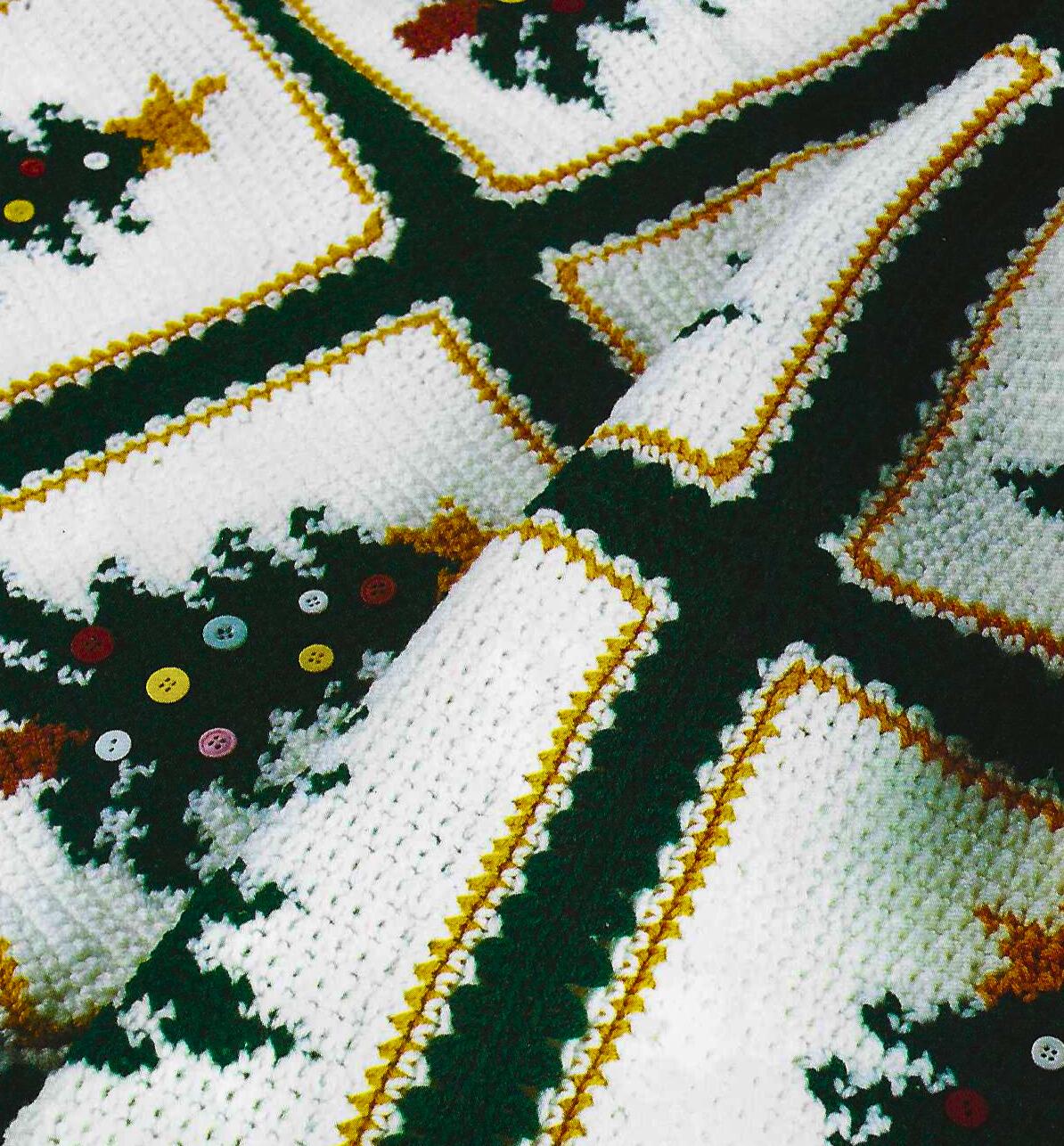 Christmas Tree Afghan CROCHET PATTERN: Holiday Blanket (digital ...