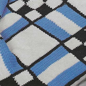 CROCHET PATTERN Checker Flag Blanket Gift for Racing Fan Race Car ...