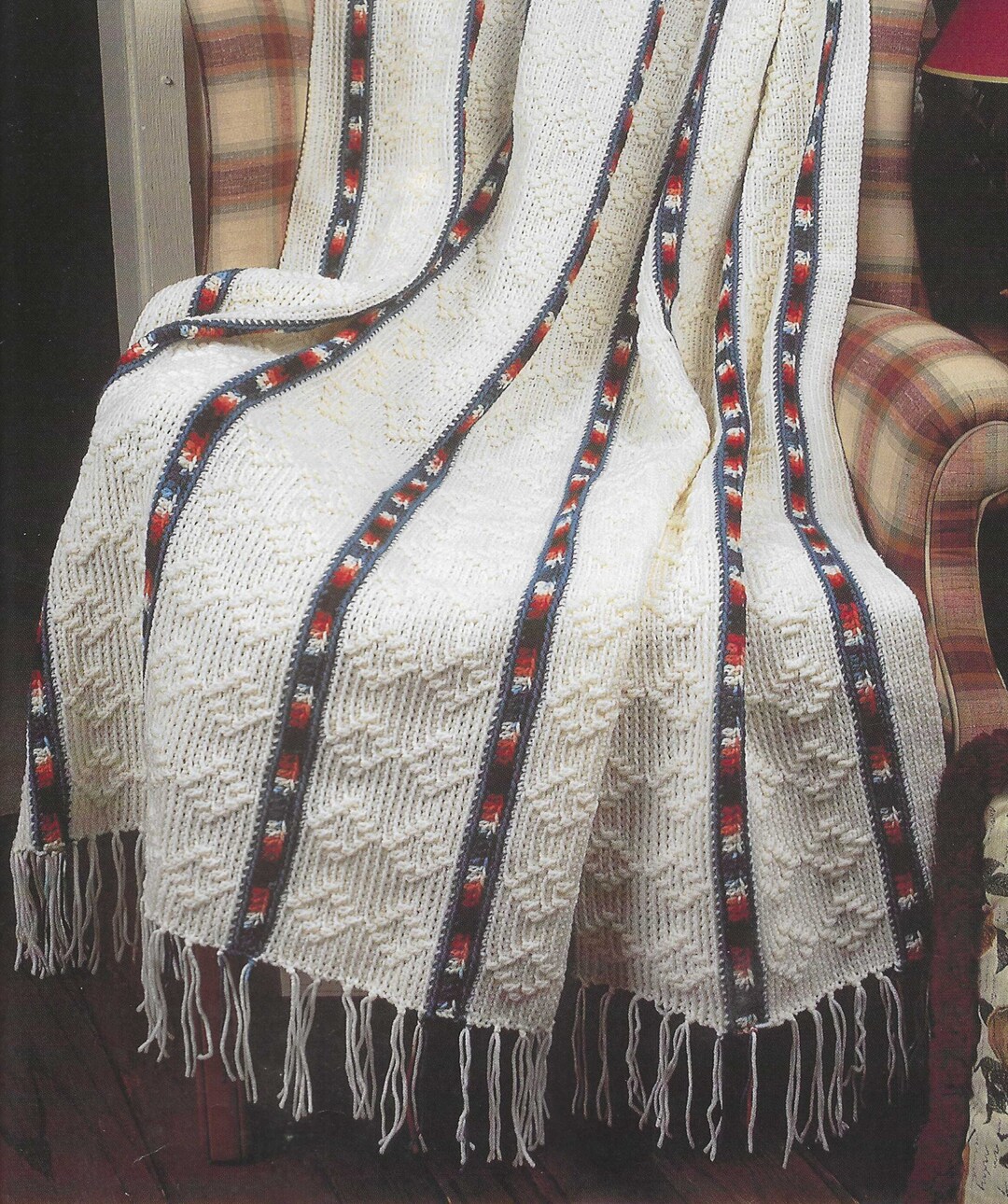 Crochet Blanket PATTERN: Southwestern Geometric Afghan (PDF Download ...