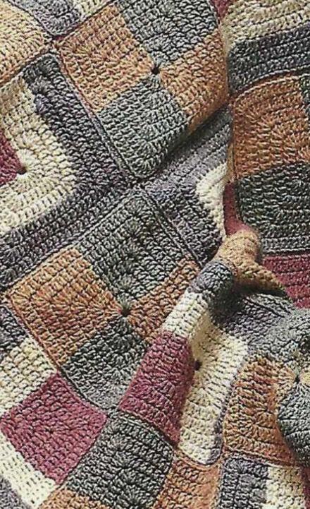 Log Cabin CROCHET Blanket PATTERN – Cozy Patchwork Afghan for Home ...