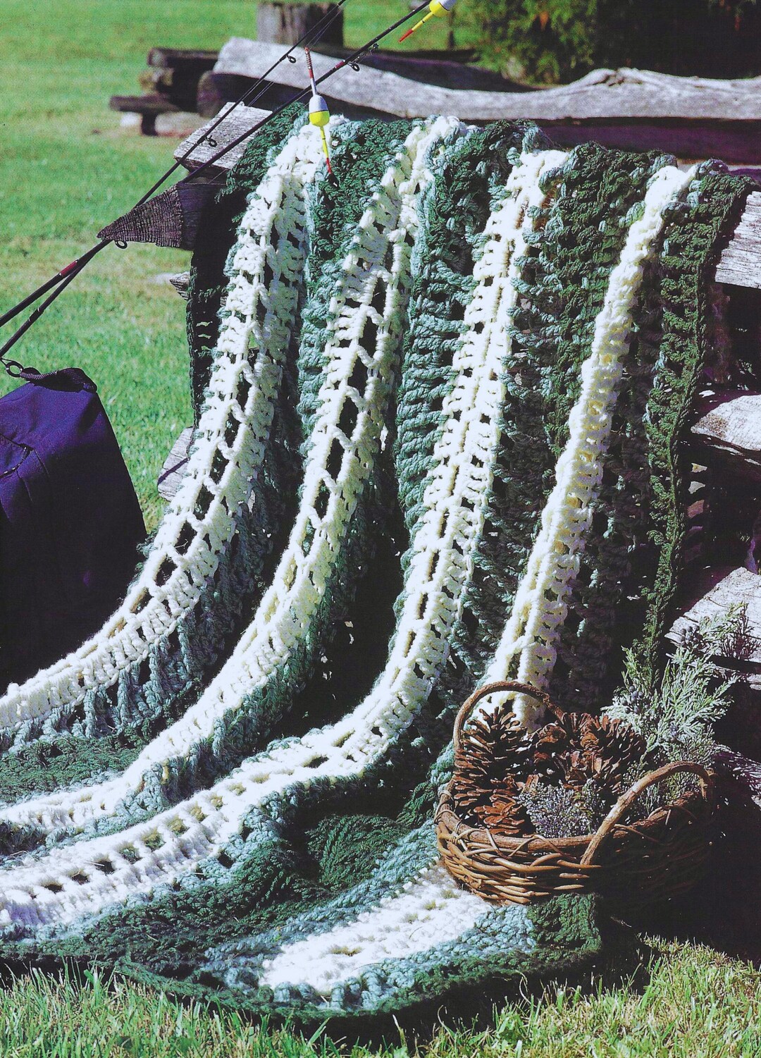Quick Manly Blanket CROCHET PATTERN Perfect Gift for Him, Make in One ...