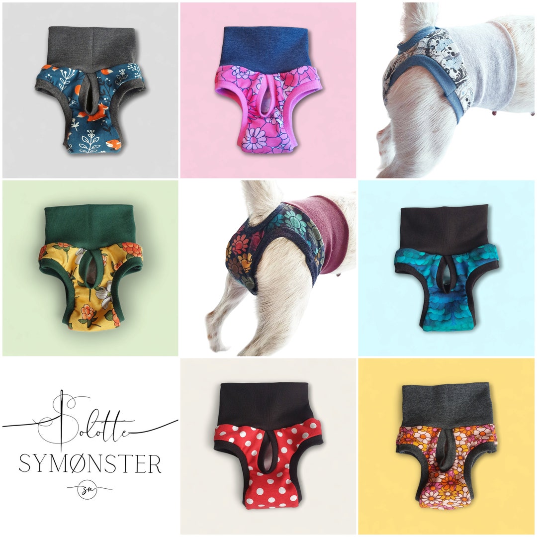 Digital Sewing Pattern. Dog Hygiene Pants. Size Small. English Version ...