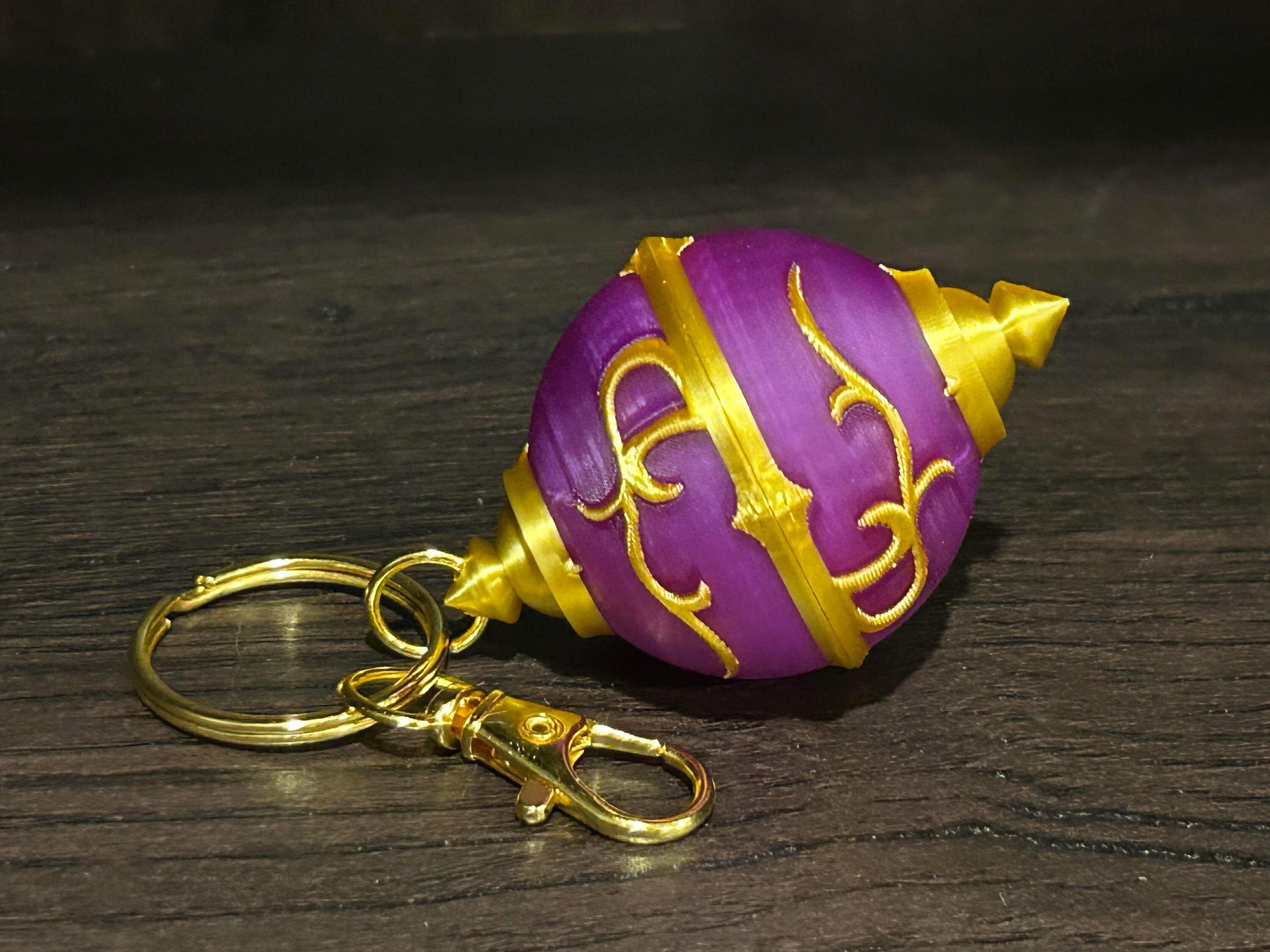 Palworld Legendary Sphere- 3D Printed Palsphere Keychain- Purple - Etsy