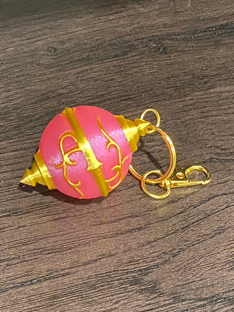 Palworld Ultra Sphere- 3D Printed Palsphere Keychain- Pink - Etsy