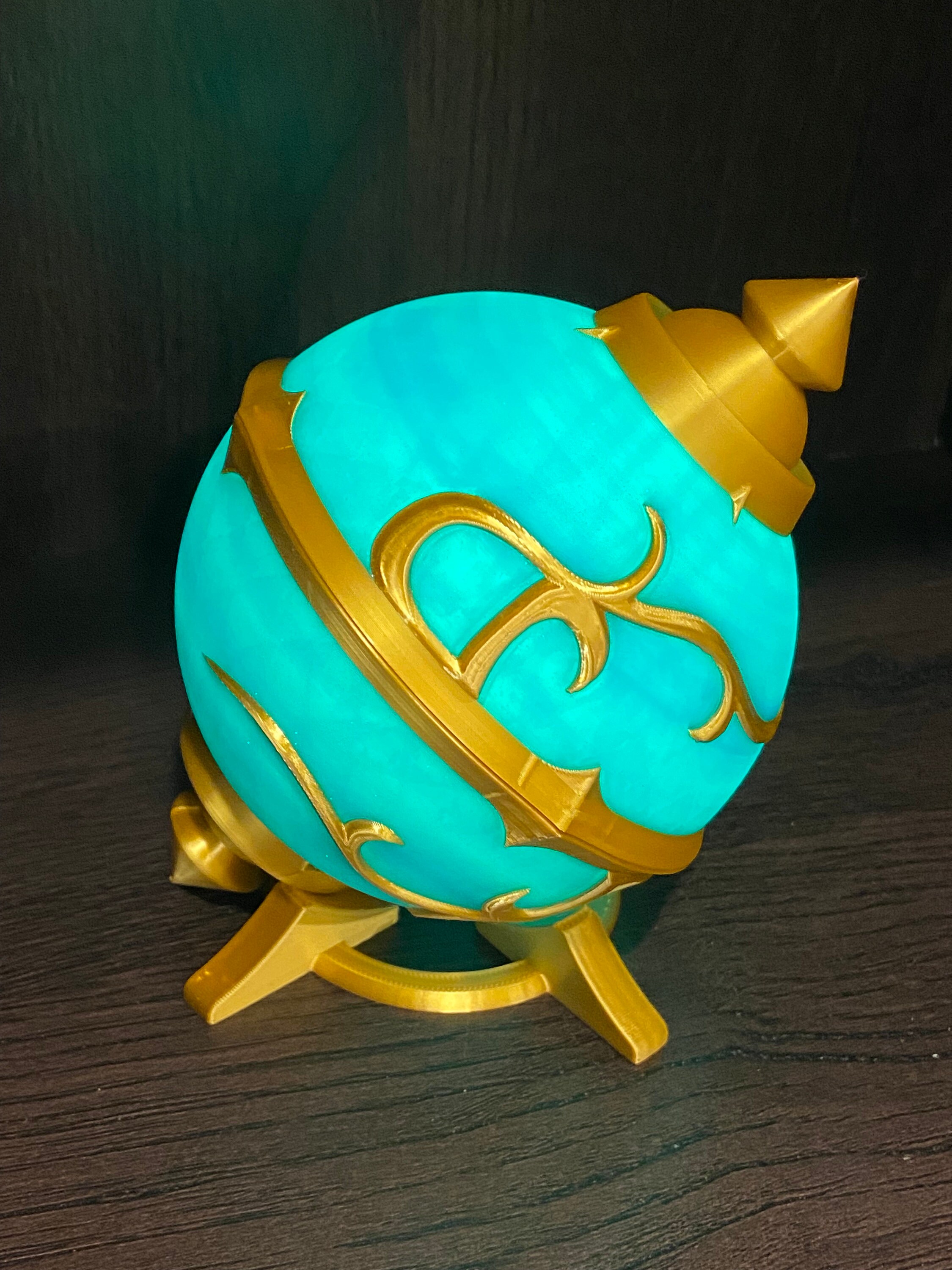 Palworld Palspheres 3D Printed LED Blue & Gold - Etsy