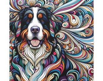 Showoff Ribbon Rack 0124W Bernese Mountain Dog - Etsy