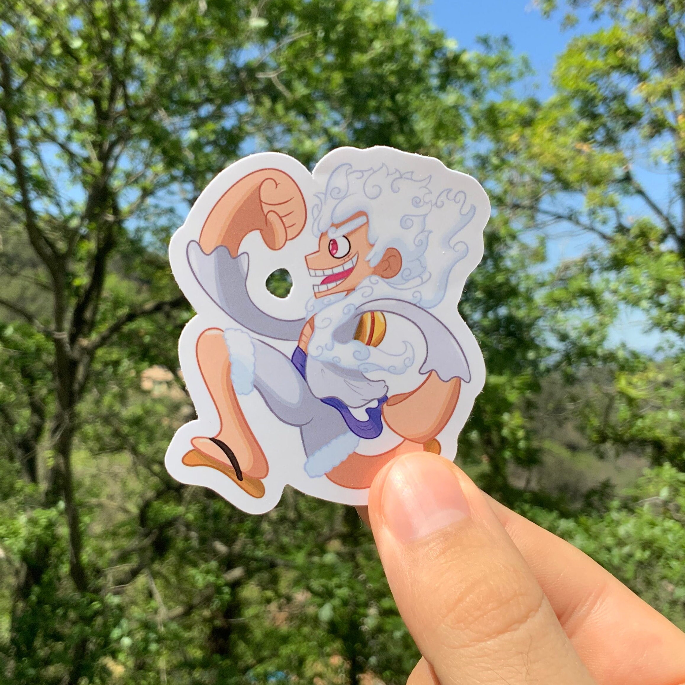 One Piece: Egghead Laminated Vinyl Stickers Ft. Luffy, Zoro, Nami ...