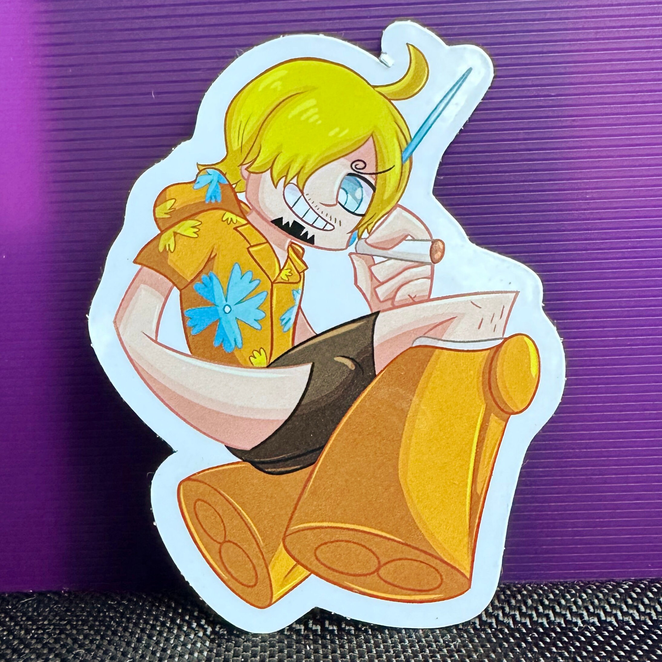 One Piece: Egghead Laminated Vinyl Stickers Ft. Luffy, Zoro, Nami ...