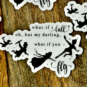 Peter Pan Quote Vinyl Sticker - Etsy