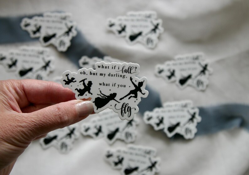 Peter Pan Quote Vinyl Sticker - Etsy